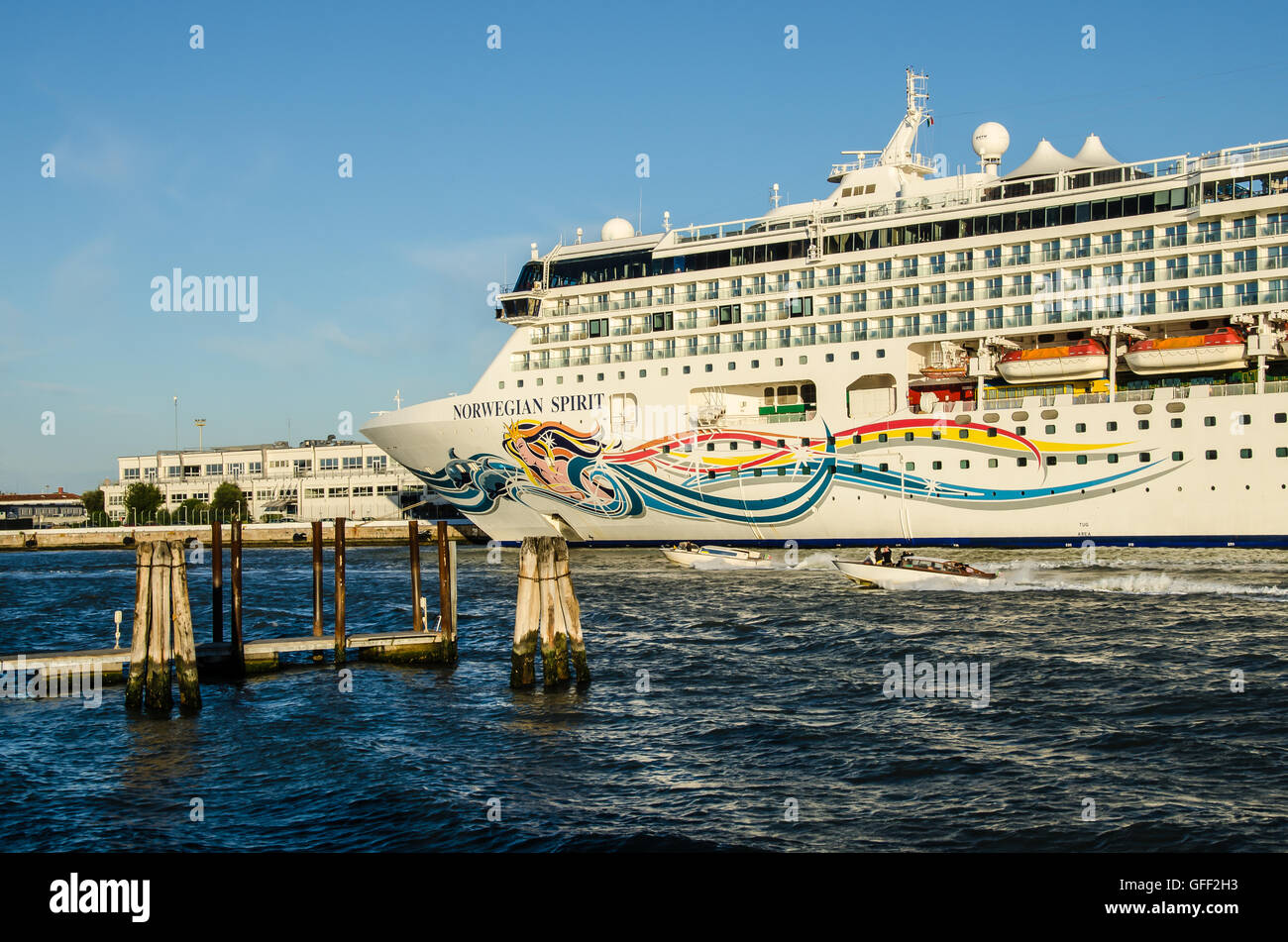 cruise-ship piers are inside the Venetian Lagoon Venice Cruise ...