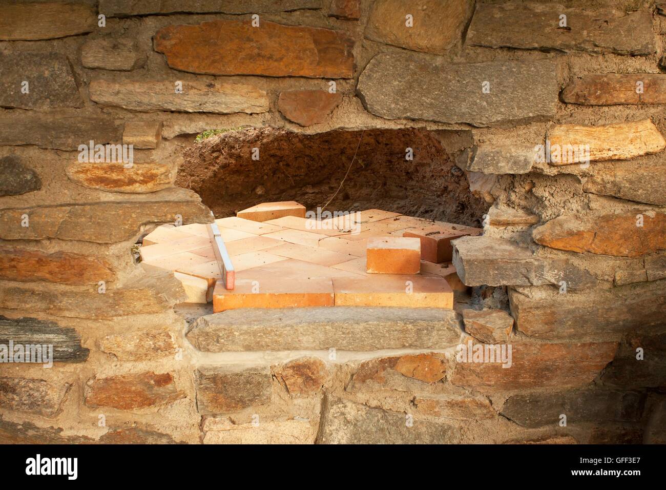 building traditional oven for cooking and baking pizza Stock Photo - Alamy