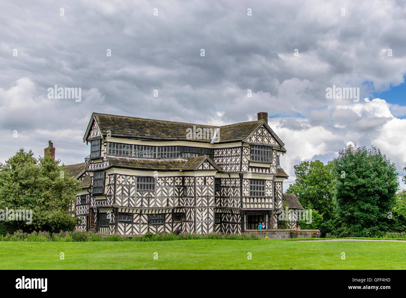 Morton hall in Cheshire, Tudor House Stock Photo - Alamy