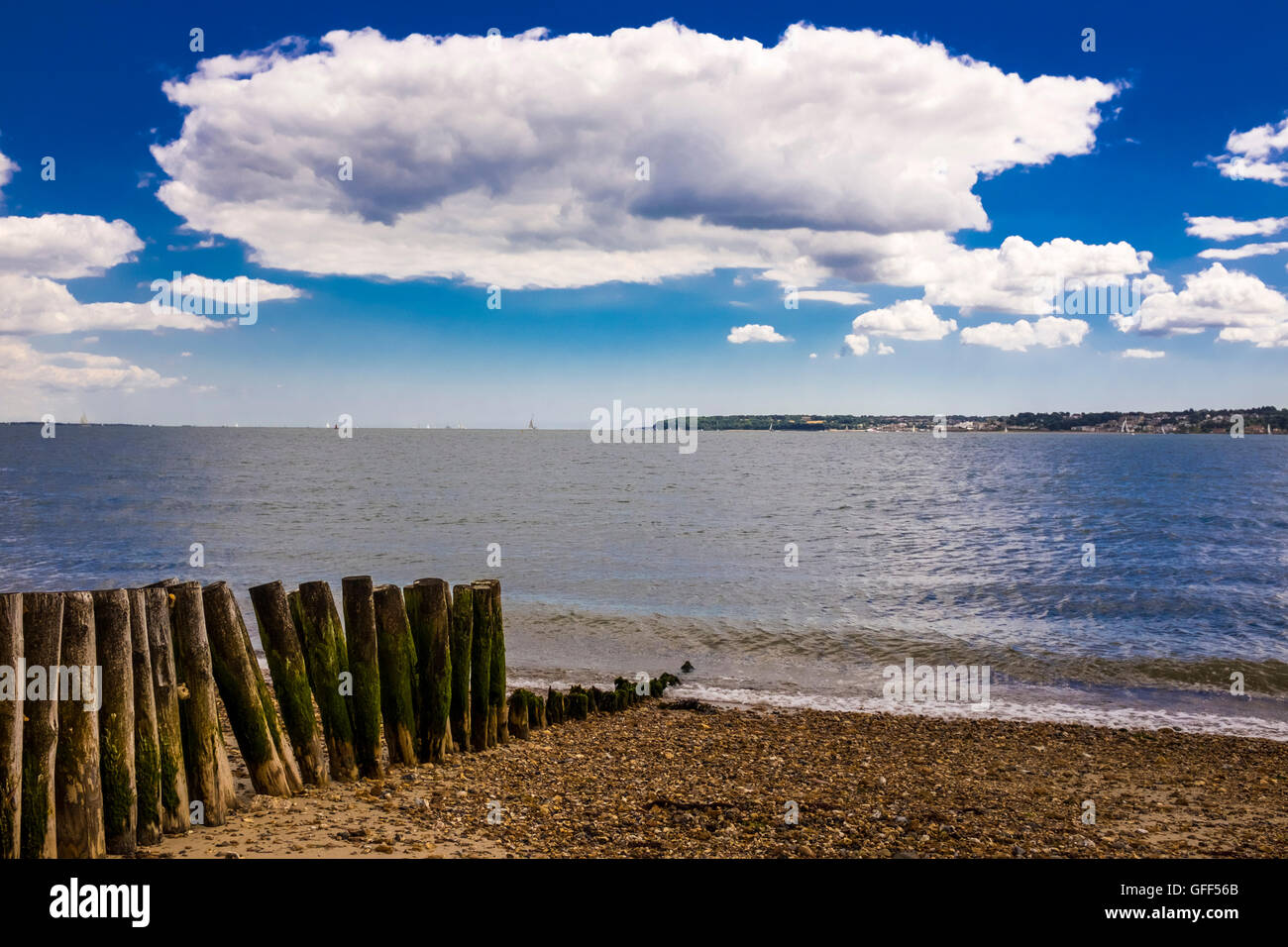 Blue Sky Beach Stock Photo - Alamy