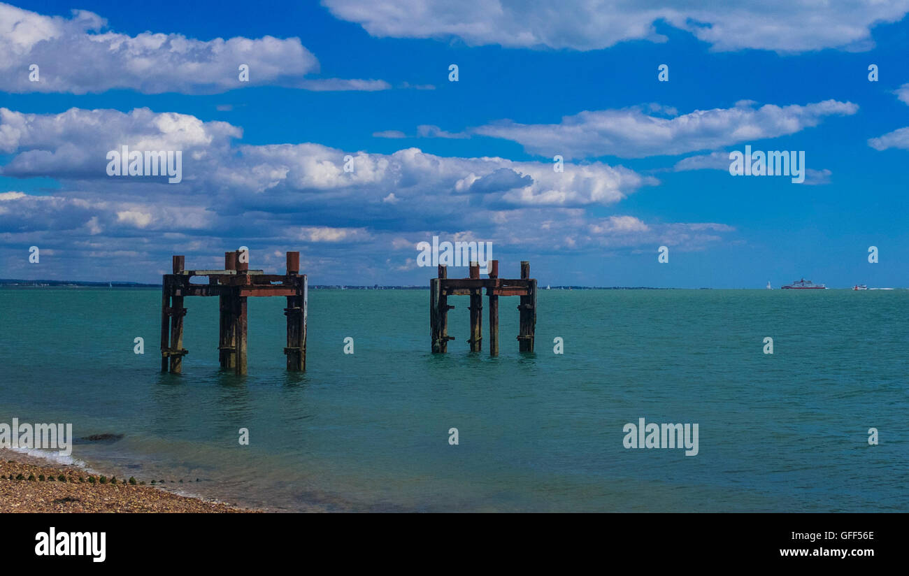 Old portsmouth jetty hi-res stock photography and images - Alamy
