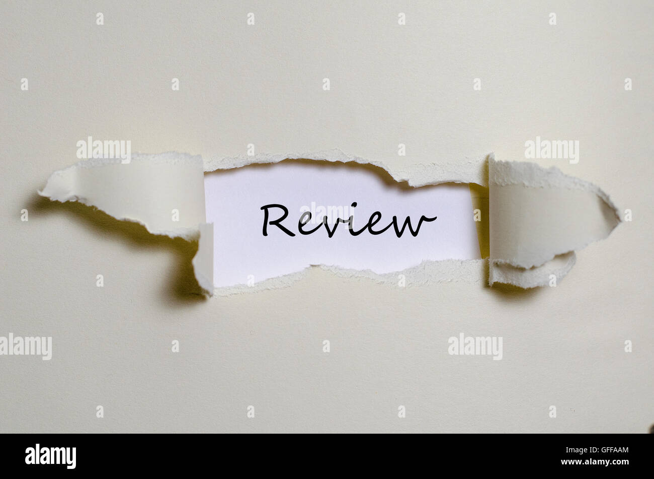 Review word hi-res stock photography and images - Alamy