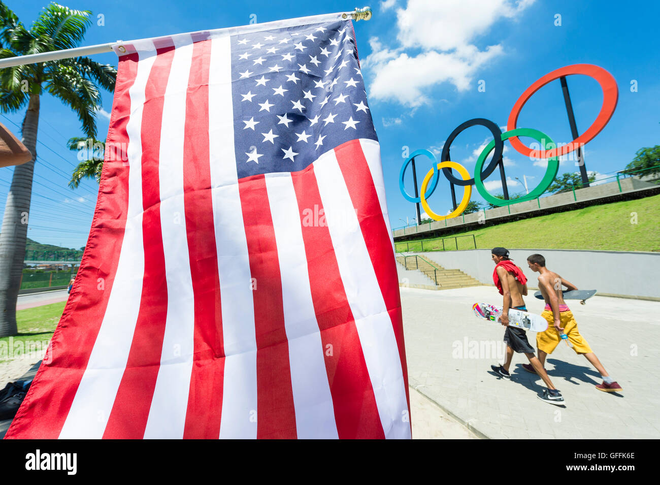 Rio olympics display 2016 hi-res stock photography and images - Alamy