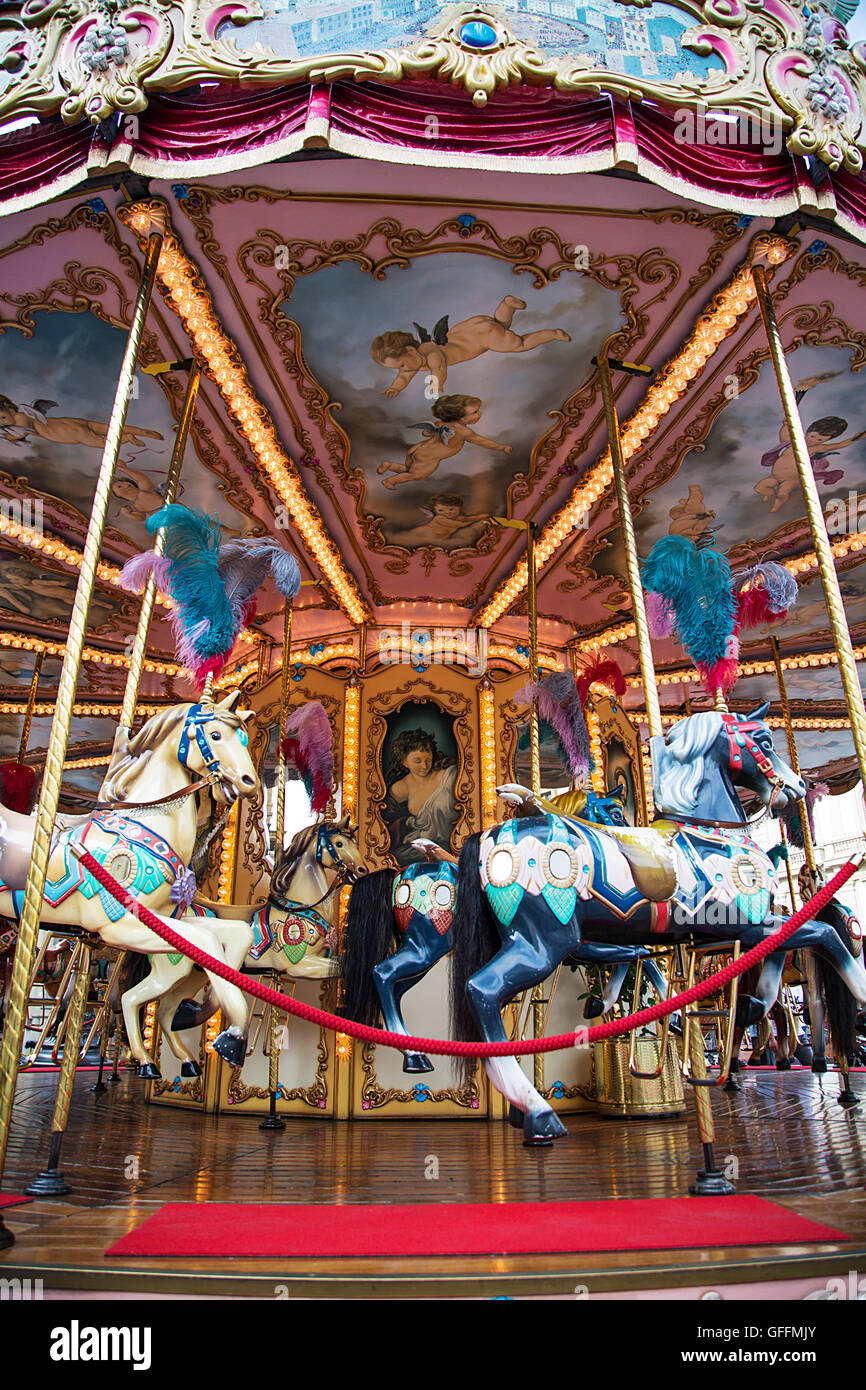 Vintage carousel hi-res stock photography and images - Alamy