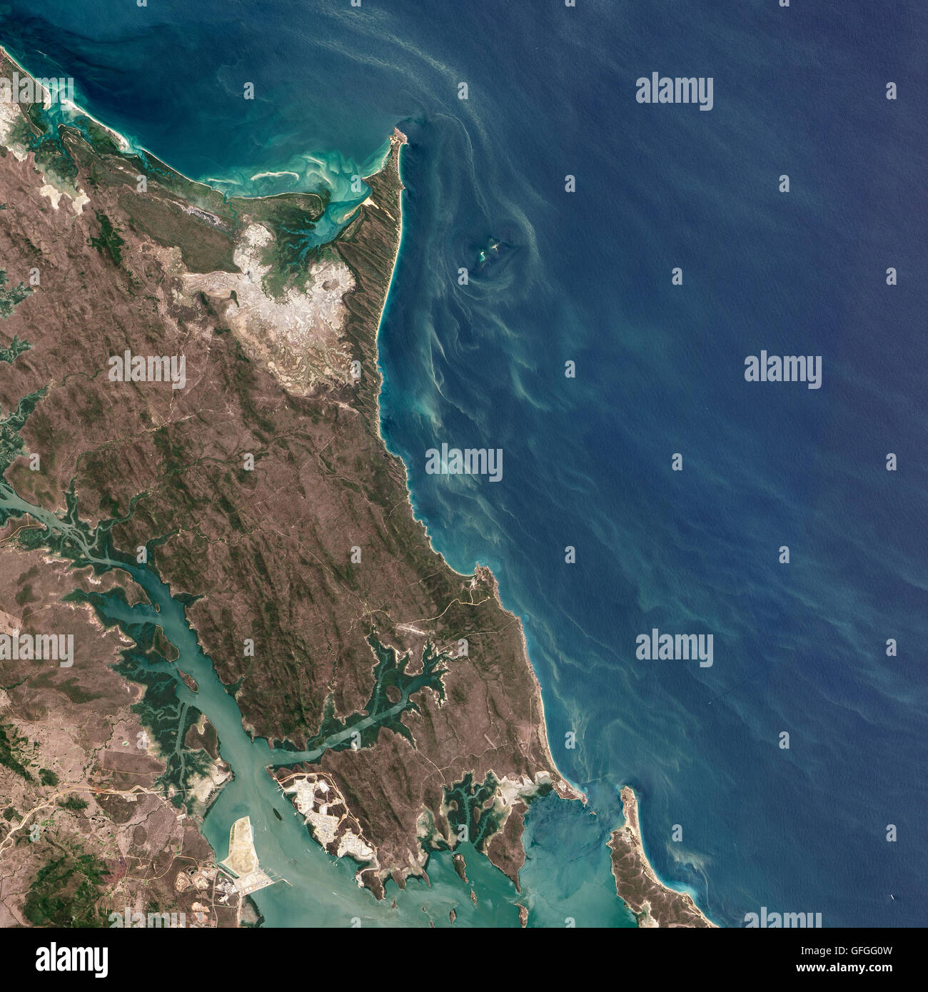 Earth top view from space. Elements of this image furnished by NASA ...