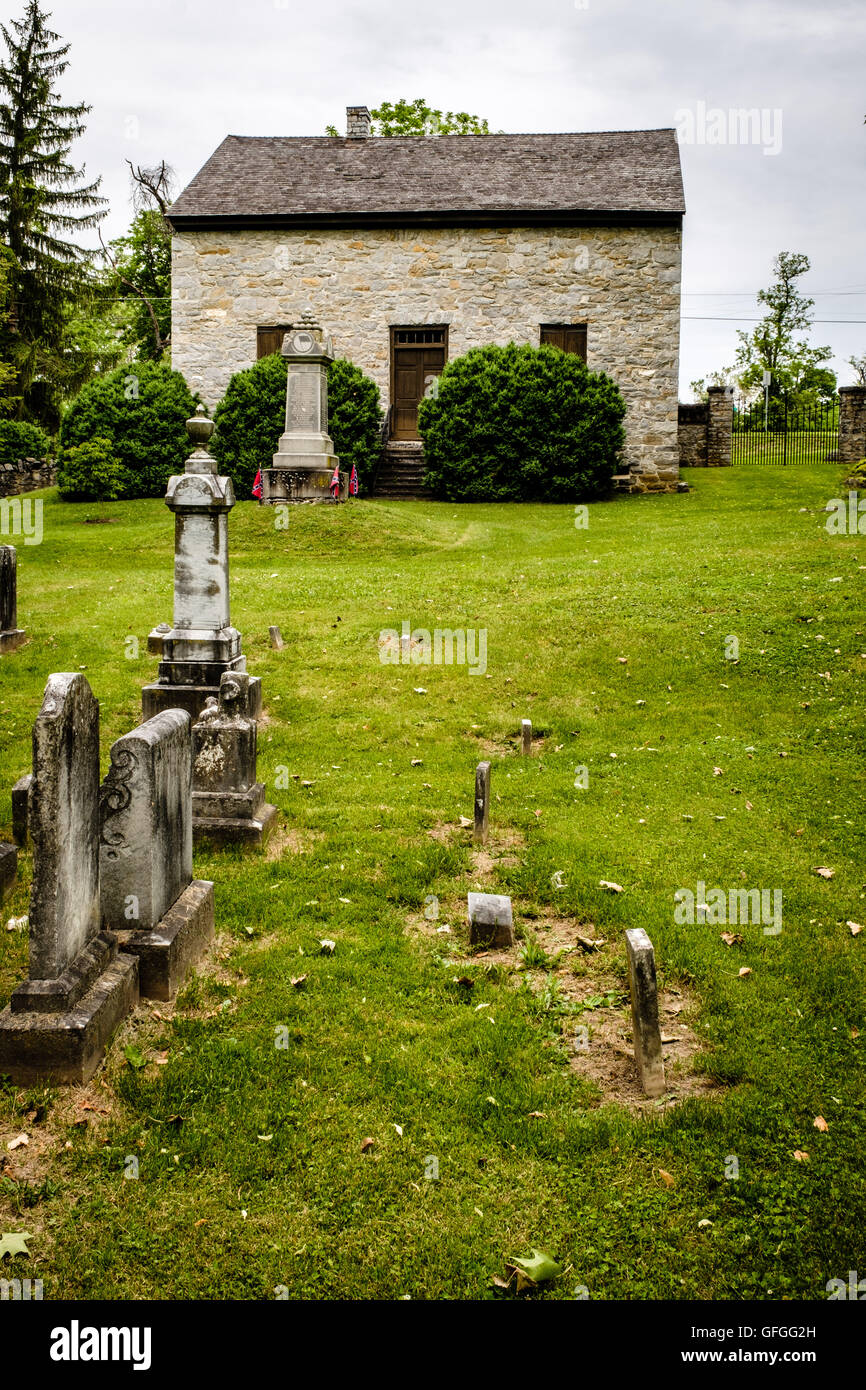 The Old Chapel & Burwell Cemetery, Millwood, Virginia Stock Photo - Alamy