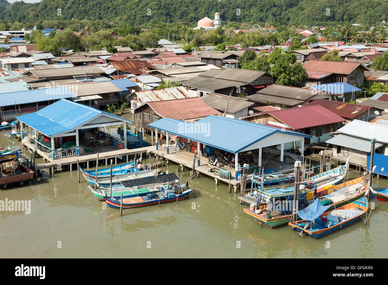 Fishing town perlis river hi-res stock photography and images - Alamy