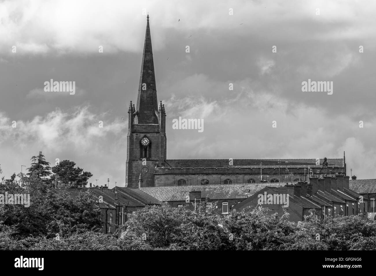 Tyldesley Church, Manchester Stock Photo - Alamy