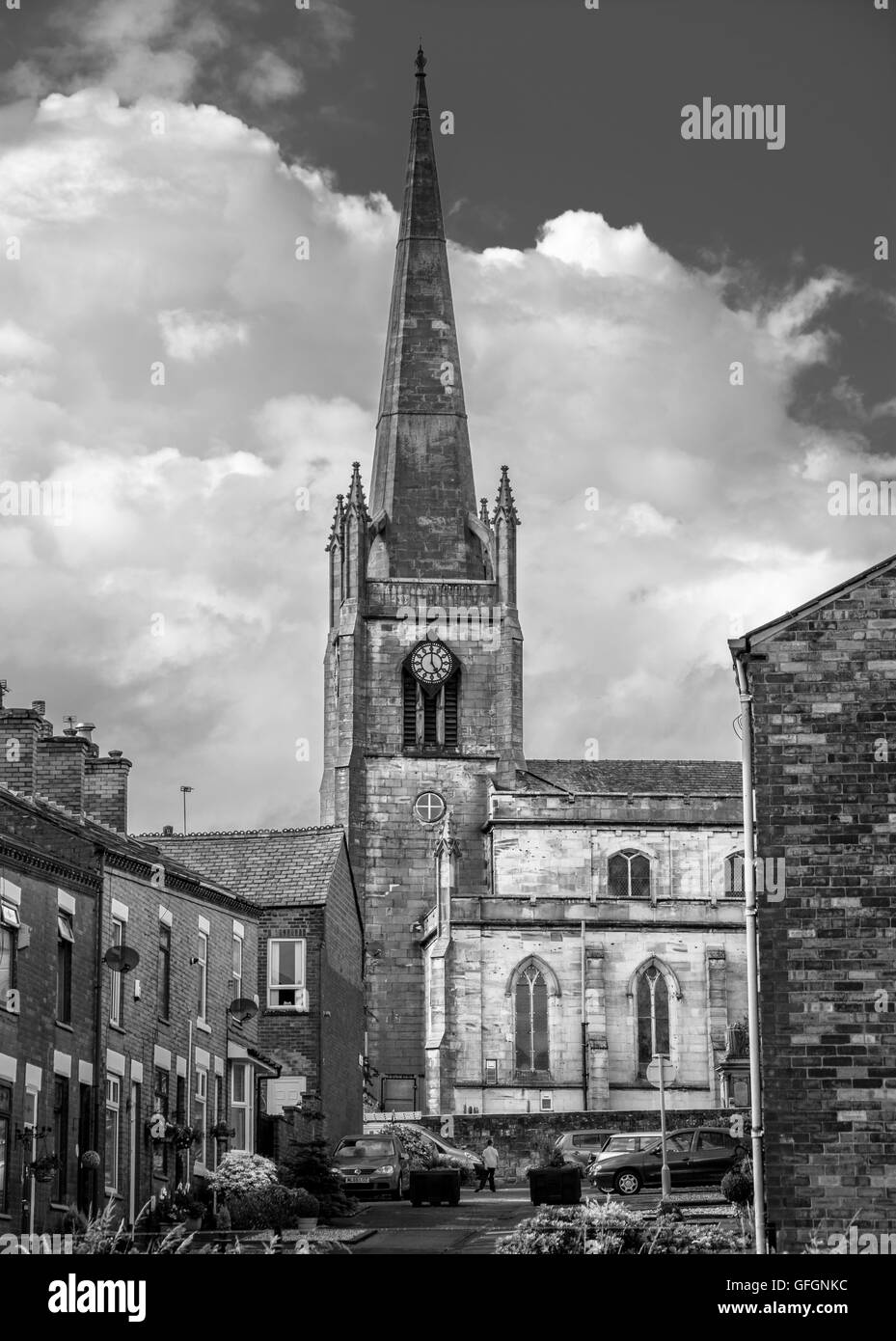 Victorian street scene manchester hi-res stock photography and images ...