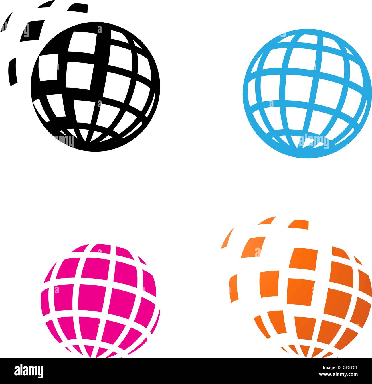 Digital globe Stock Vector Images - Alamy
