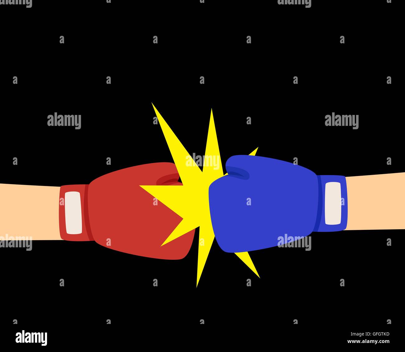 Versus fight background in Stock Vector Images - Alamy