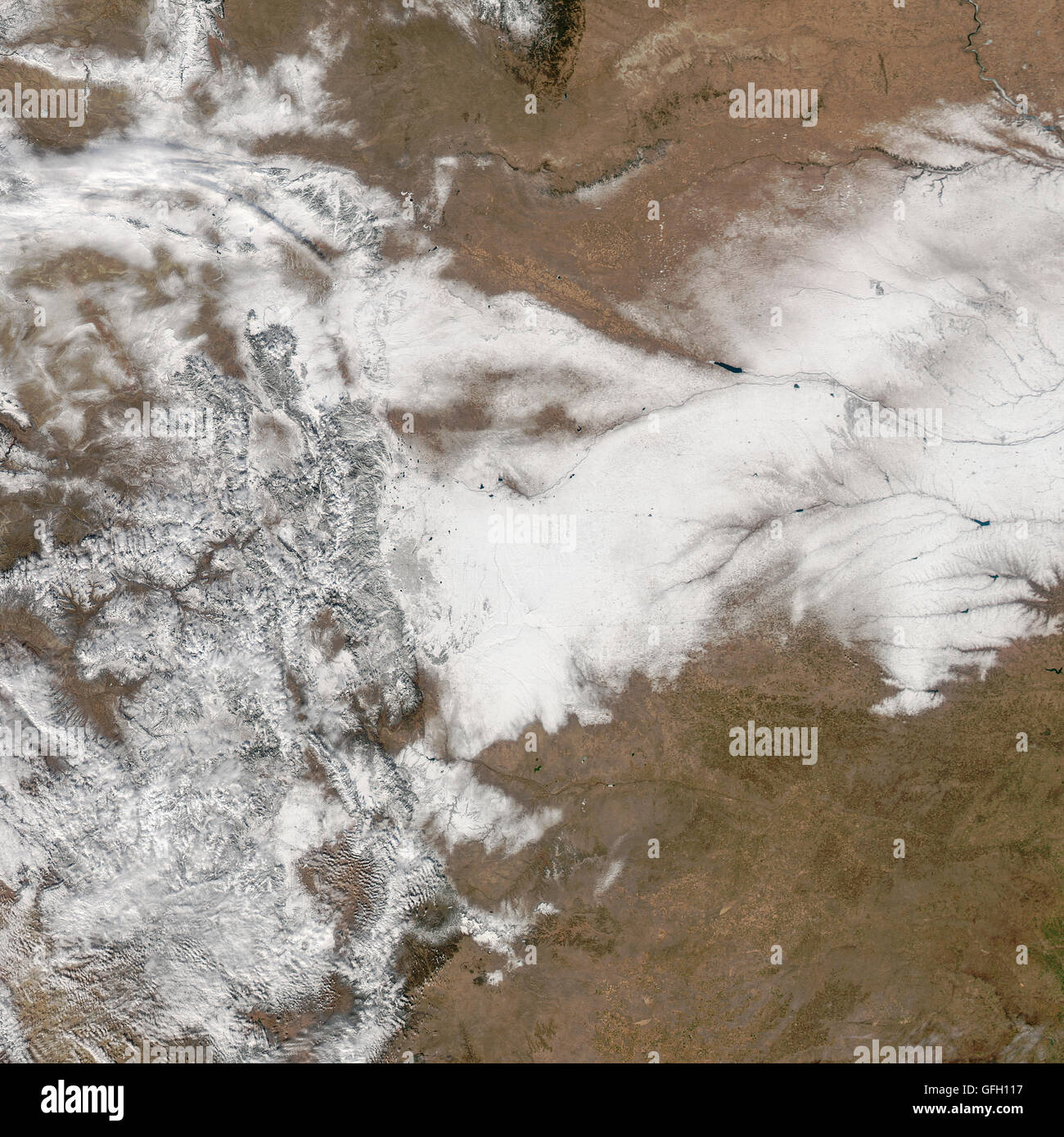 Earth top view from space. Elements of this image furnished by NASA ...