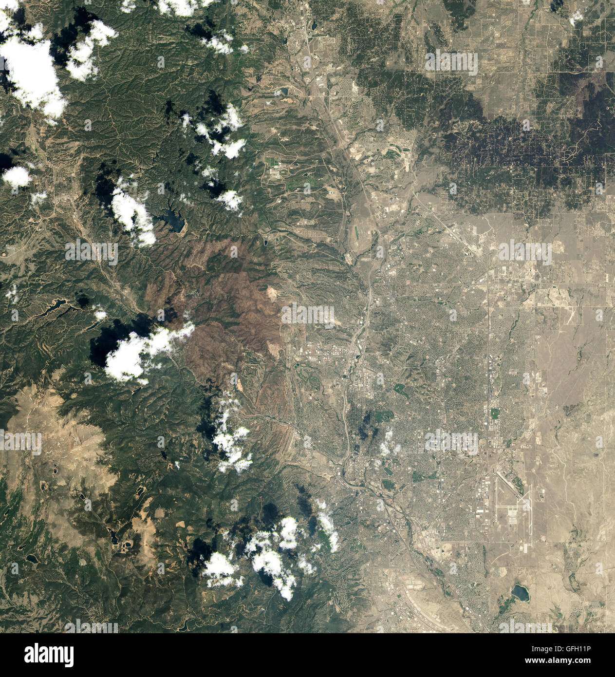 Earth top view from space. Elements of this image furnished by NASA ...