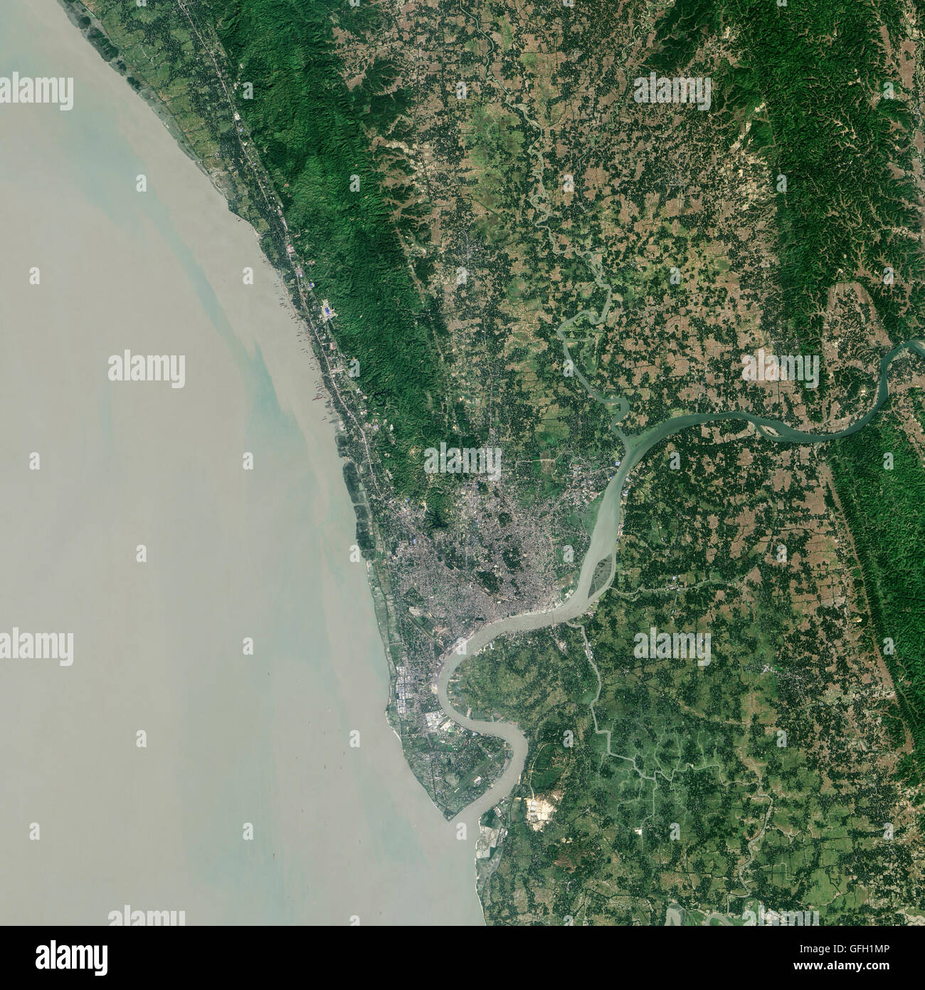 Earth top view from space. Elements of this image furnished by NASA ...