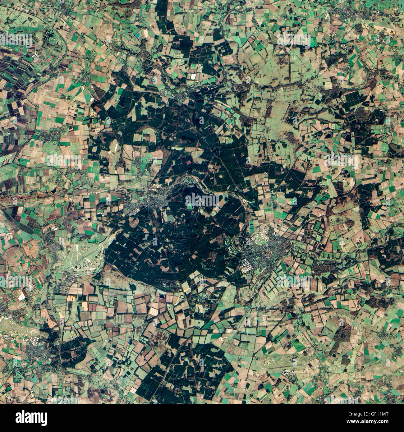 Earth top view from space. Elements of this image furnished by NASA ...