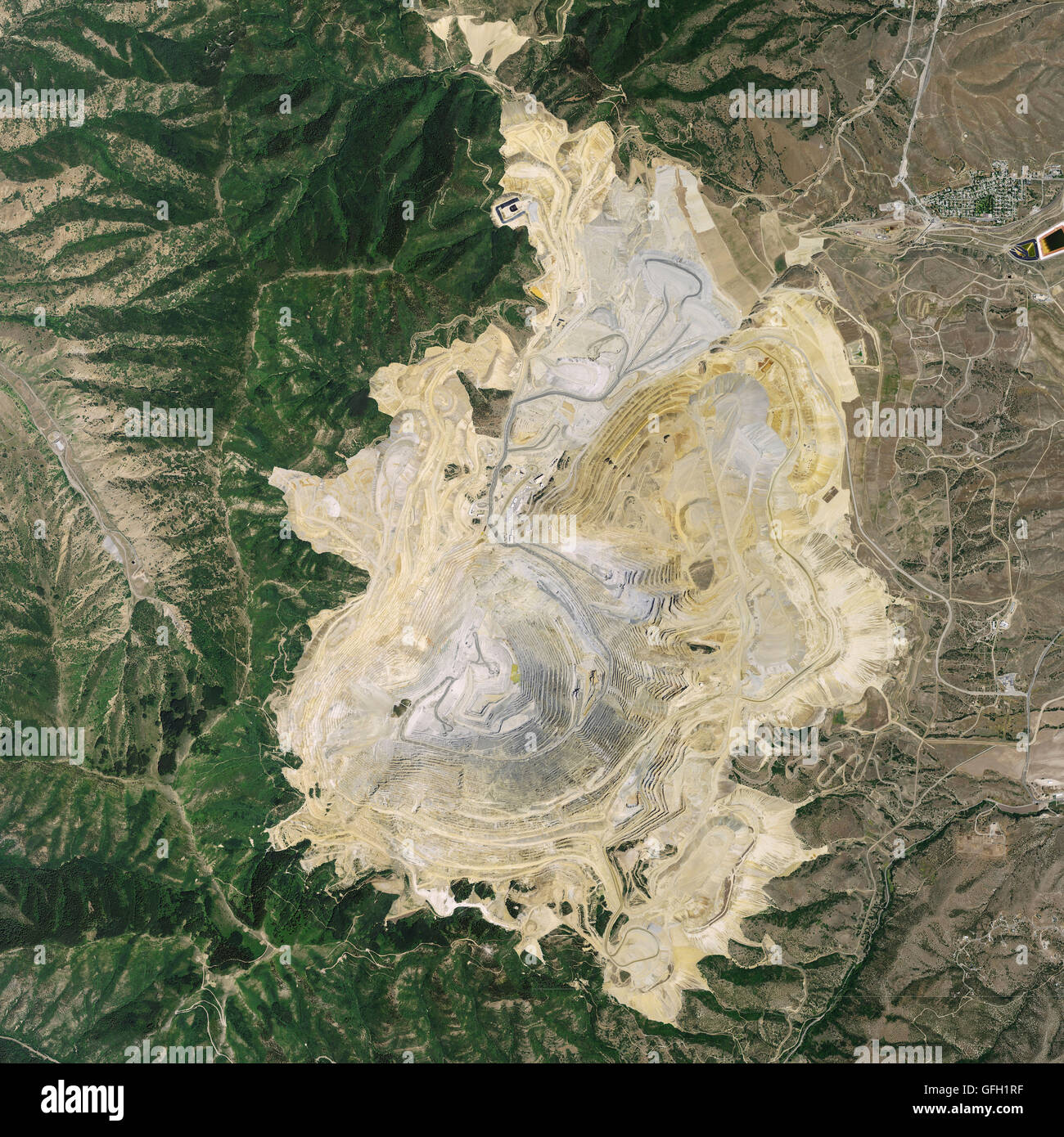 Earth top view from space. Elements of this image furnished by NASA ...