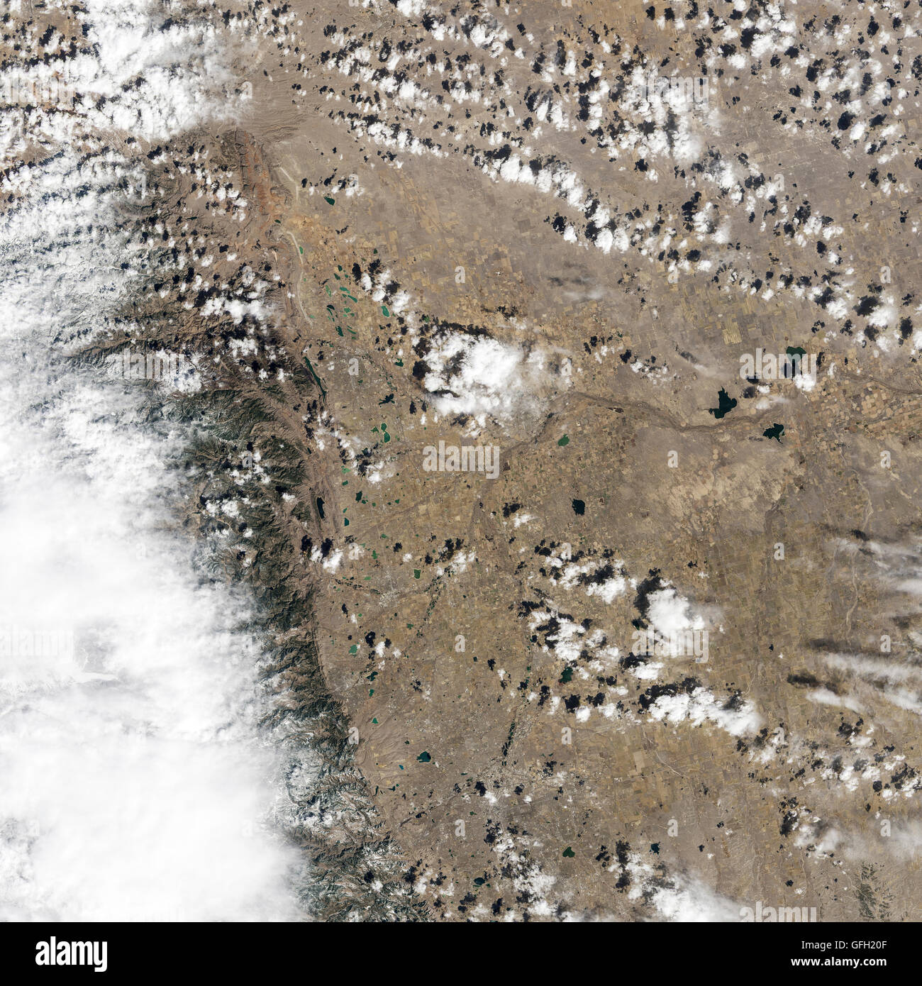 Earth top view from space. Elements of this image furnished by NASA ...