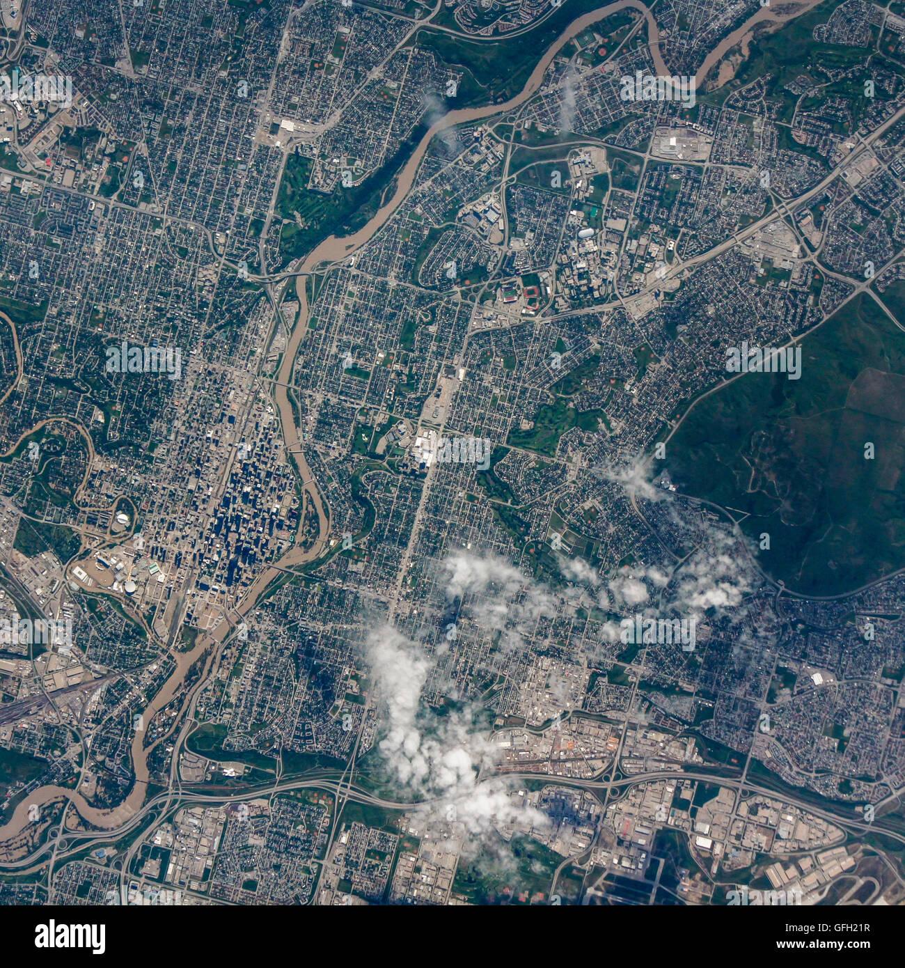 Earth top view from space. Elements of this image furnished by NASA ...