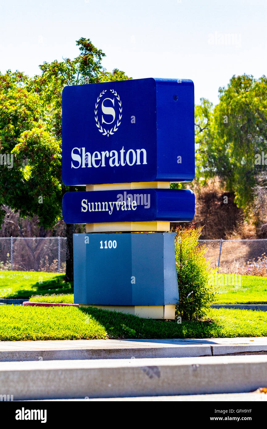 Sheraton Hotel Sign
