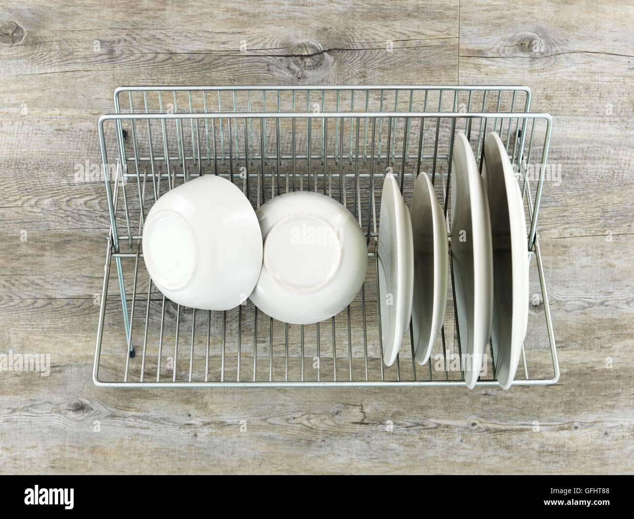 A studio photo of a dish rack Stock Photo - Alamy