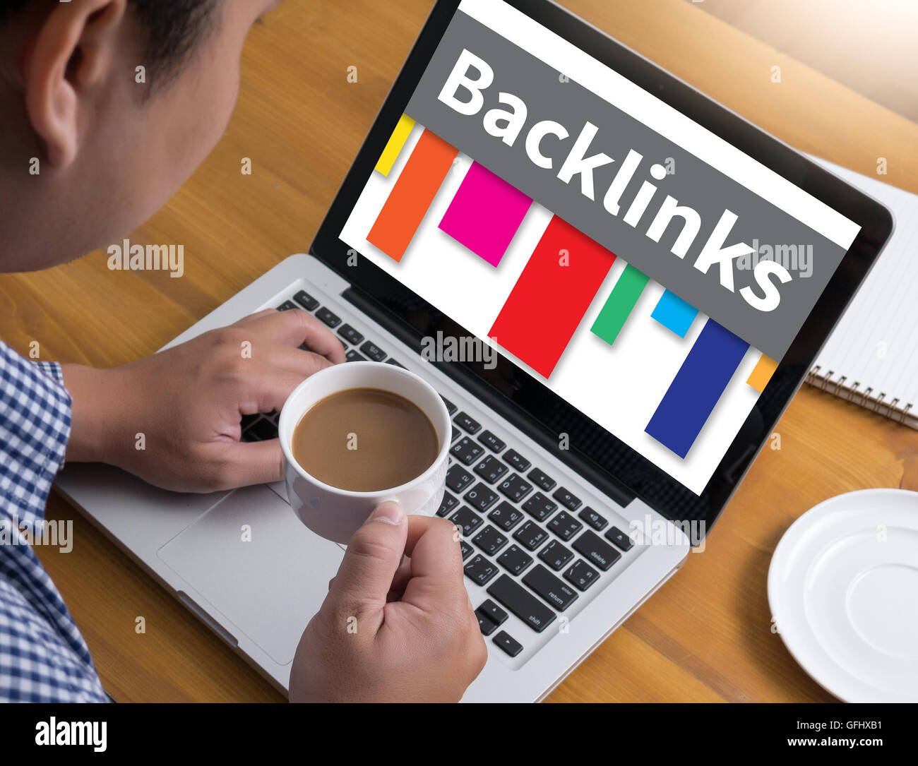 Presenter top view hi-res stock photography and images - Alamy