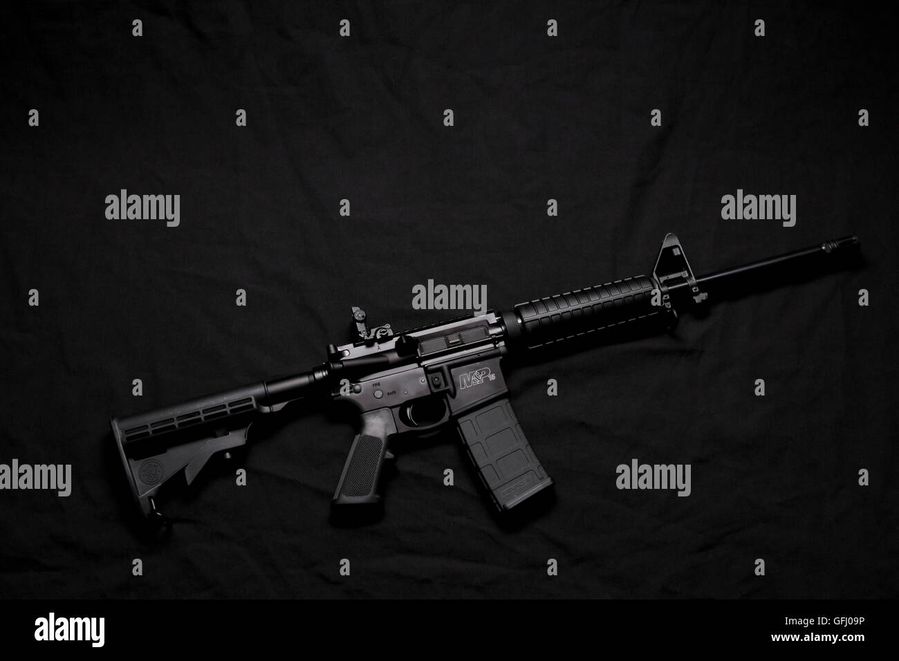 Smith & Wesson M&P 15 Sport II Stock Configuration Stock Photo - Alamy
