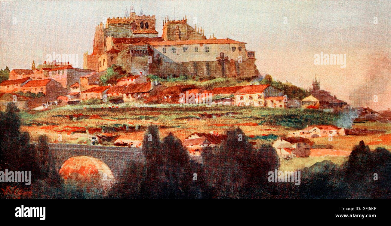 Tuy, Spain, circa 1900 Stock Photo - Alamy