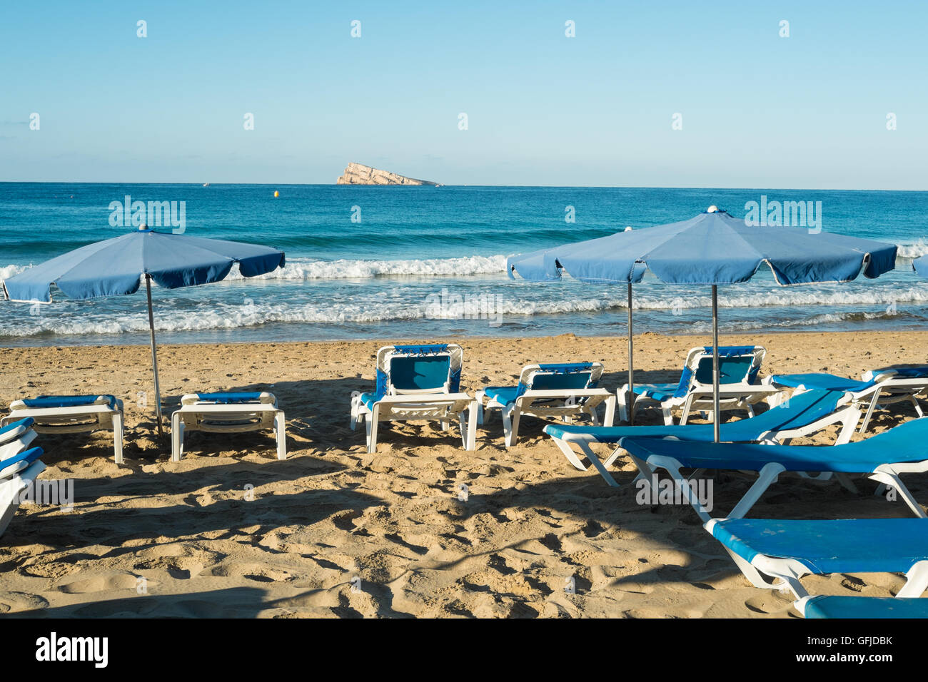 Benidorm bech hi-res stock photography and images - Alamy