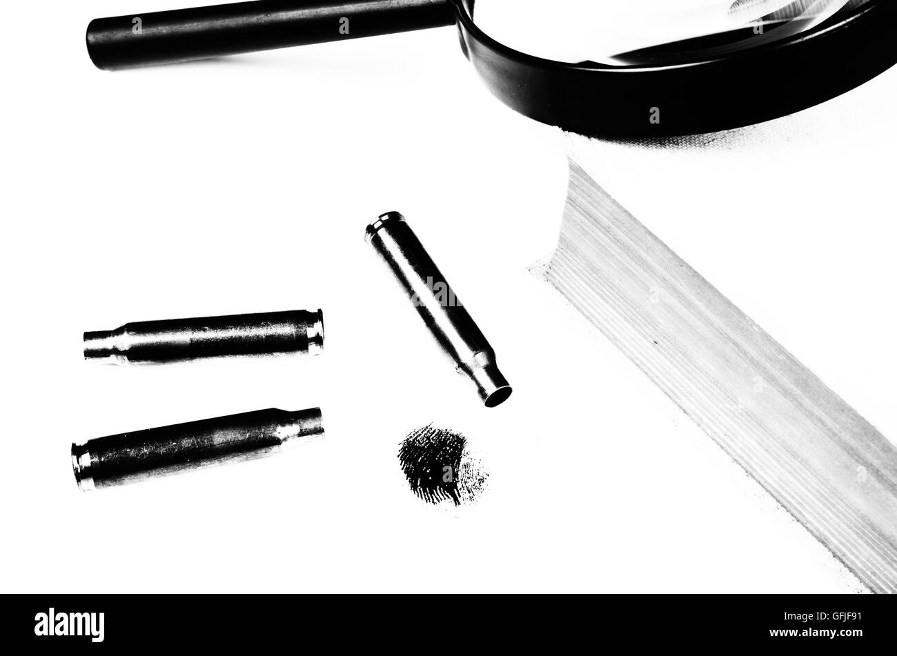 Detective hat magnifying glass book hi-res stock photography and images ...