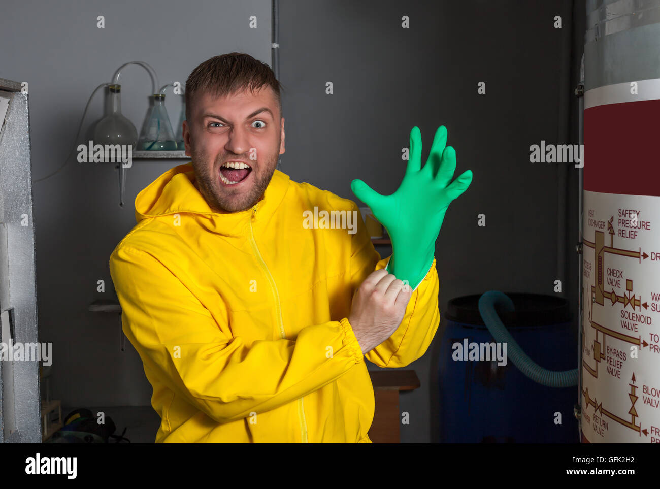 Bad cook man hi-res stock photography and images - Alamy