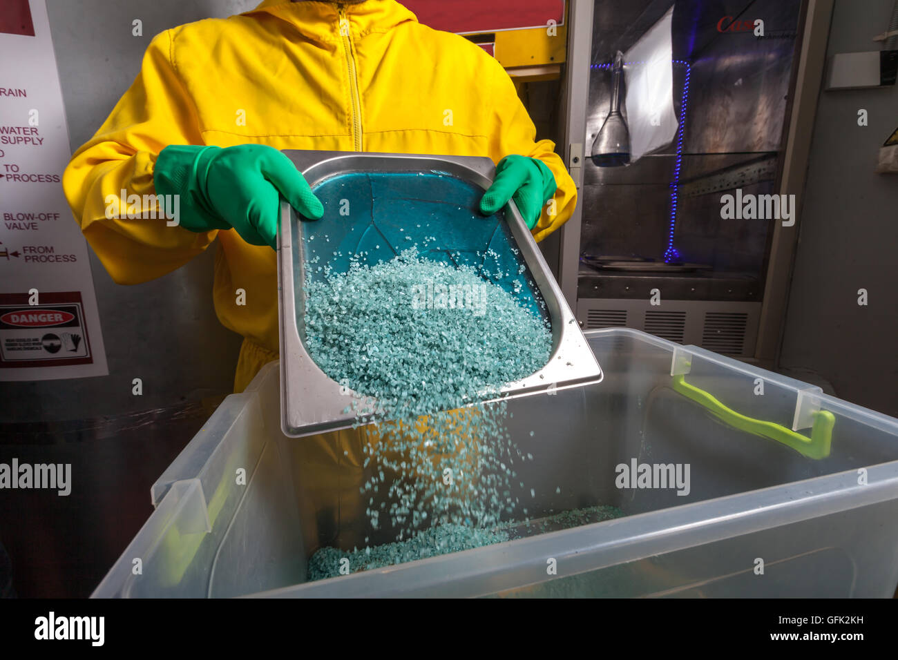 Man cooking meth Stock Photo - Alamy