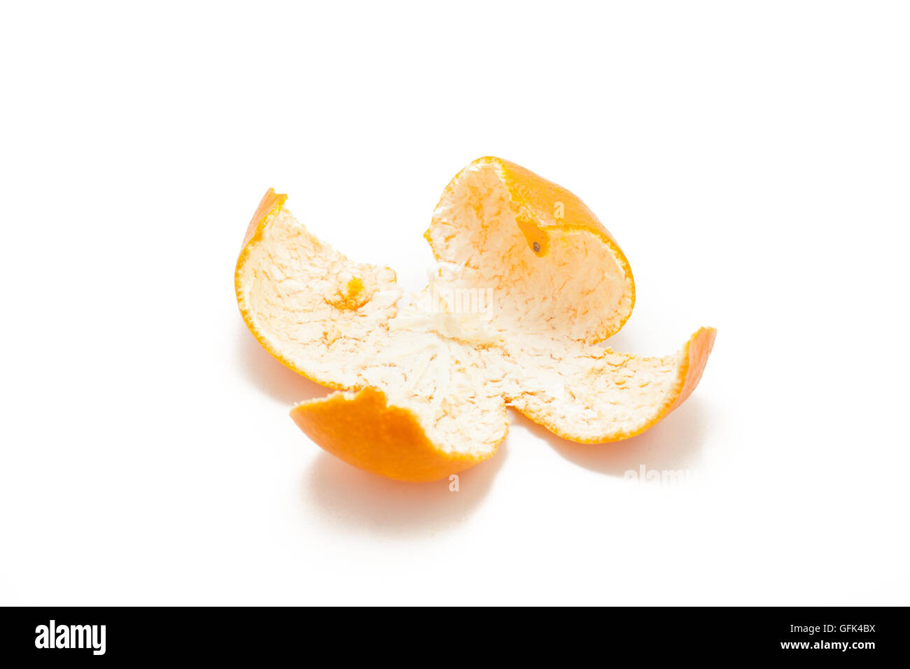 Japanese mandarin orange on white isolated background Stock Photo - Alamy