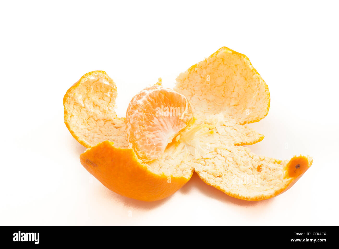 Japanese mandarin orange on white isolated background Stock Photo - Alamy
