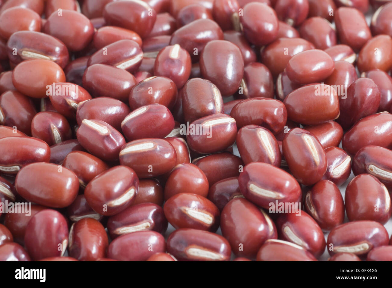 Japanese red beans in full frame Stock Photo - Alamy