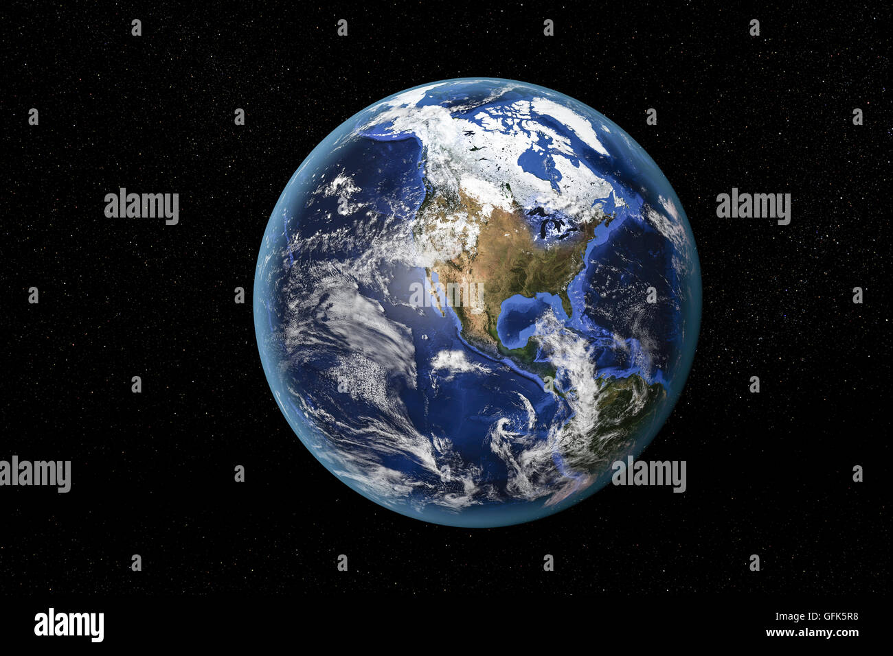 Earth from space north america hi-res stock photography and images - Alamy