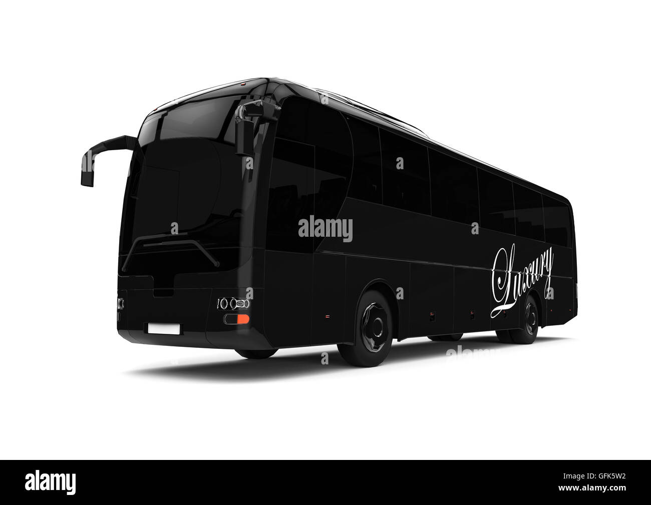 White buses big truck hi-res stock photography and images - Alamy