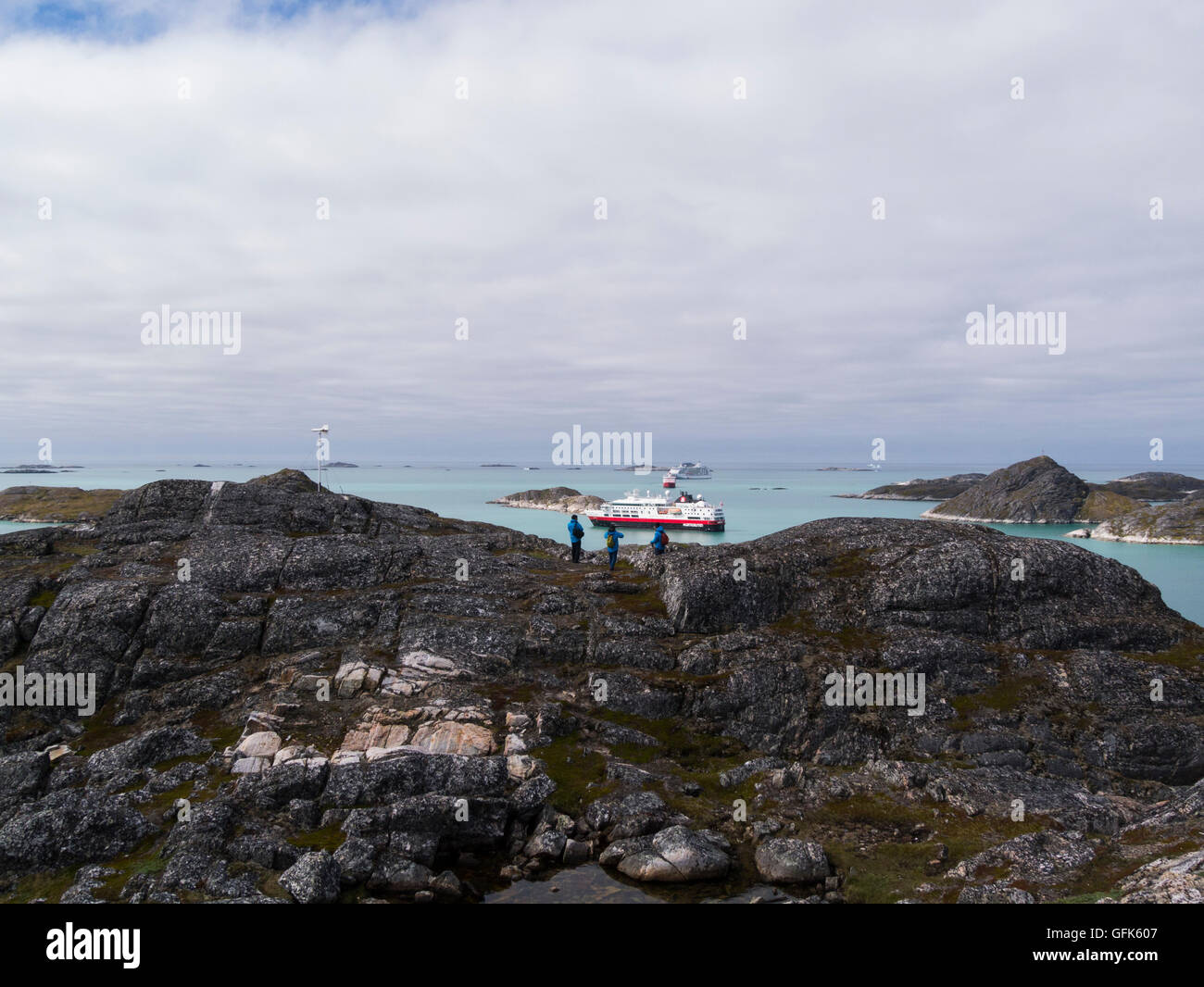Above paamiut town greenland hi-res stock photography and images - Alamy