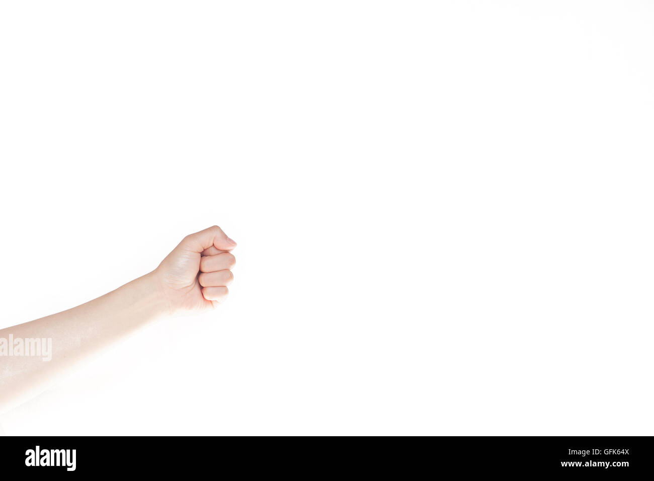Japanese papper rock scissors called Janken on white isolated ...