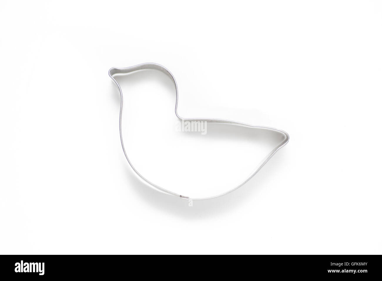 Cookie cutter: Bird on white isolated background Stock Photo - Alamy