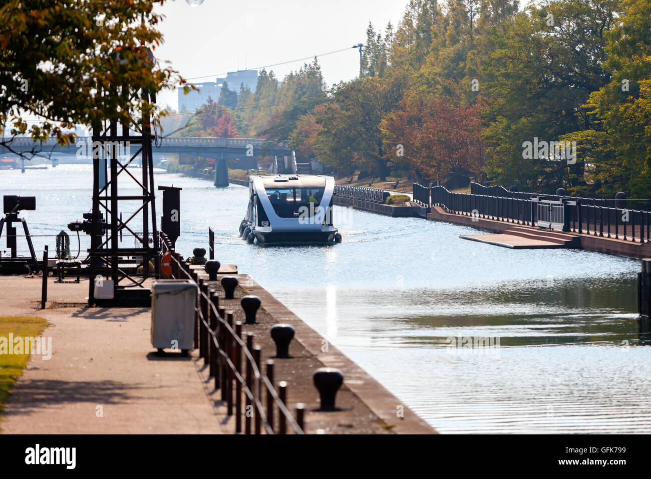 Lock (water navigation), Japan Stock Photo - Alamy
