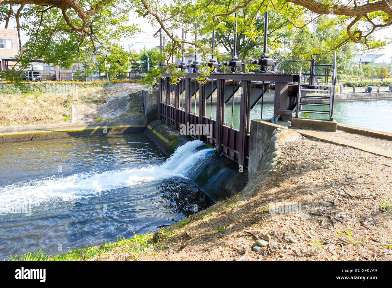 Japan canal lock hi-res stock photography and images - Alamy