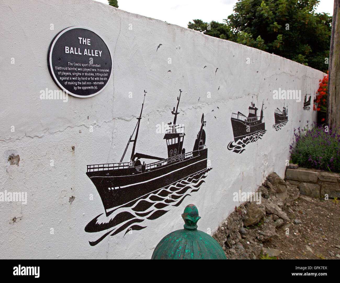 The Ball Alley, Gaelic handball alley in Clogherhead, County Louth ...