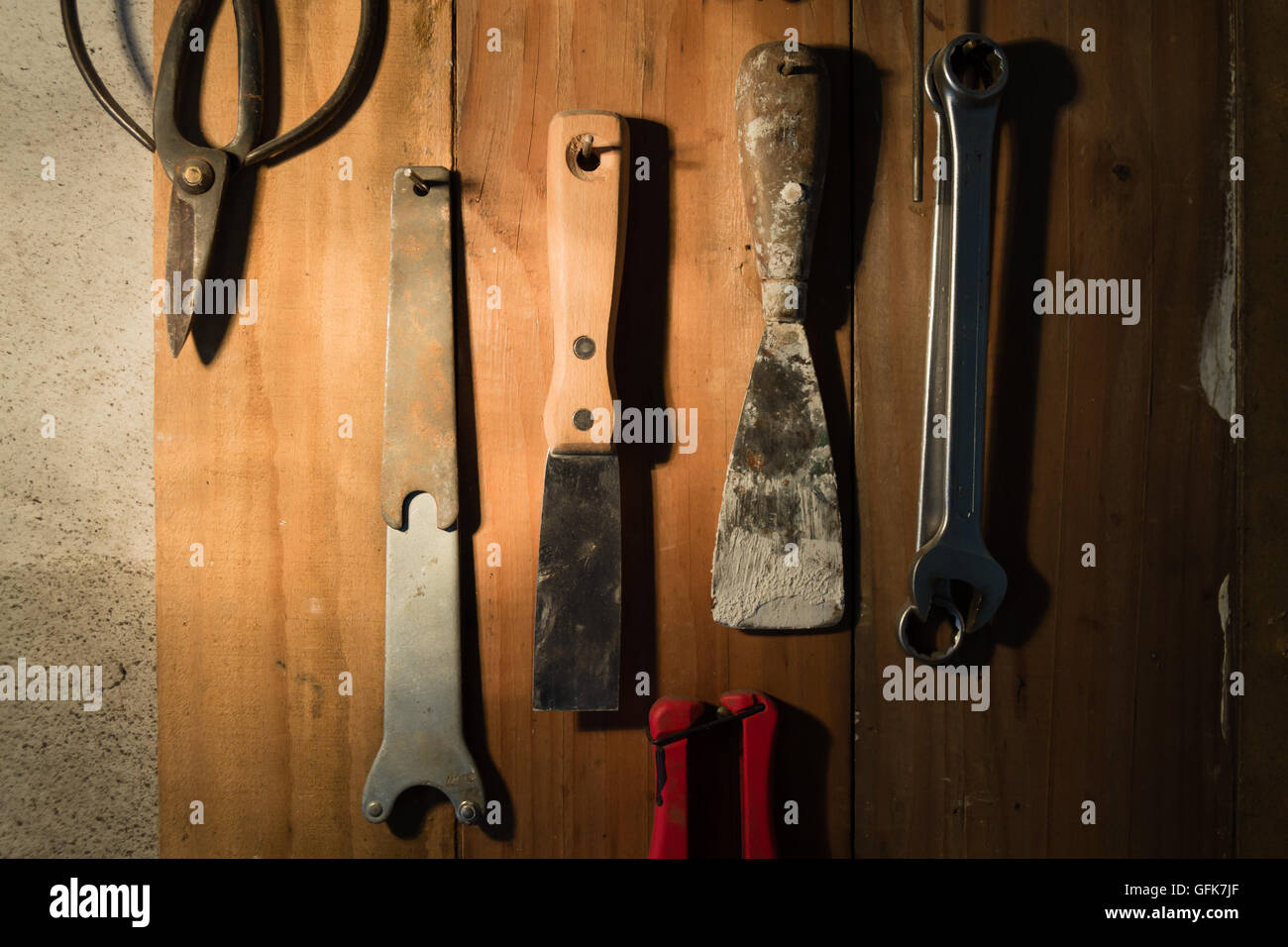 Hand Tool background. Industrial background. Bricolage tools Stock ...