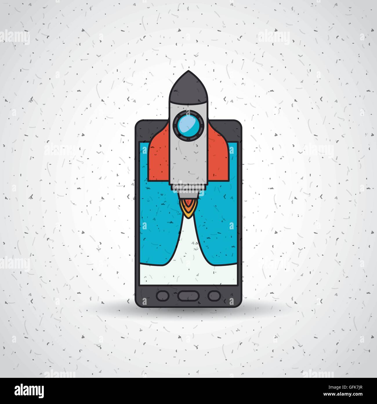 smartphone technology portable icon Stock Vector Image & Art - Alamy