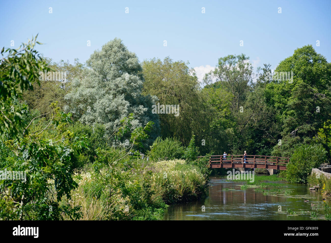 Cotswolds countryside river coln bibury hi-res stock photography and ...
