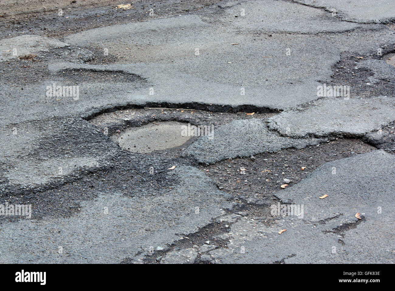 Uneven poor quality road surface hi-res stock photography and images ...