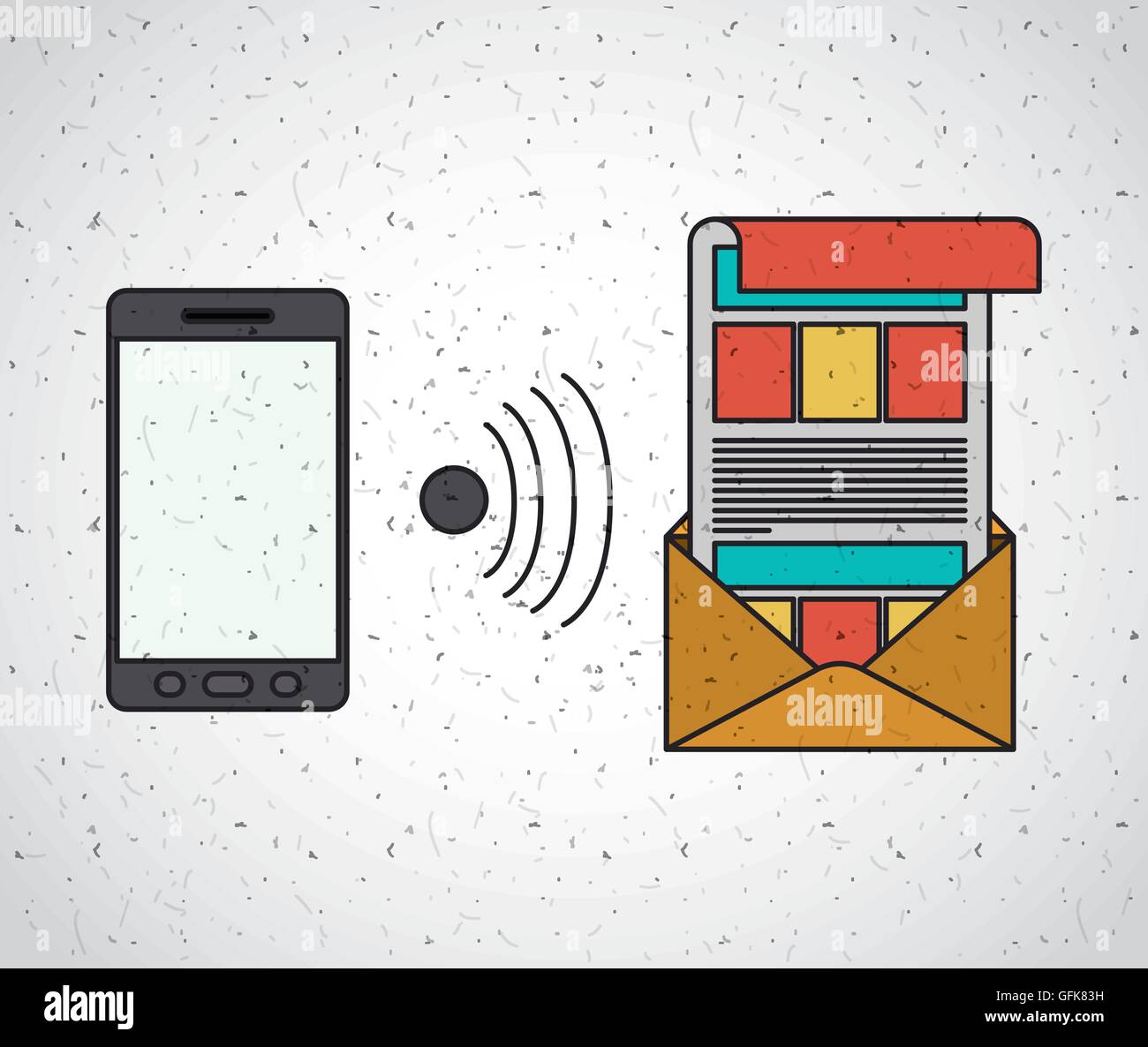 smartphone technology portable icon Stock Vector Image & Art - Alamy