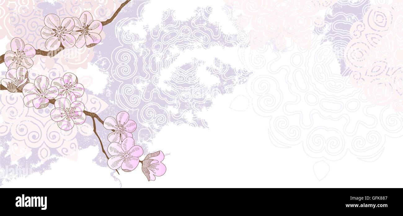 Spring flowers background Stock Vector Image & Art - Alamy