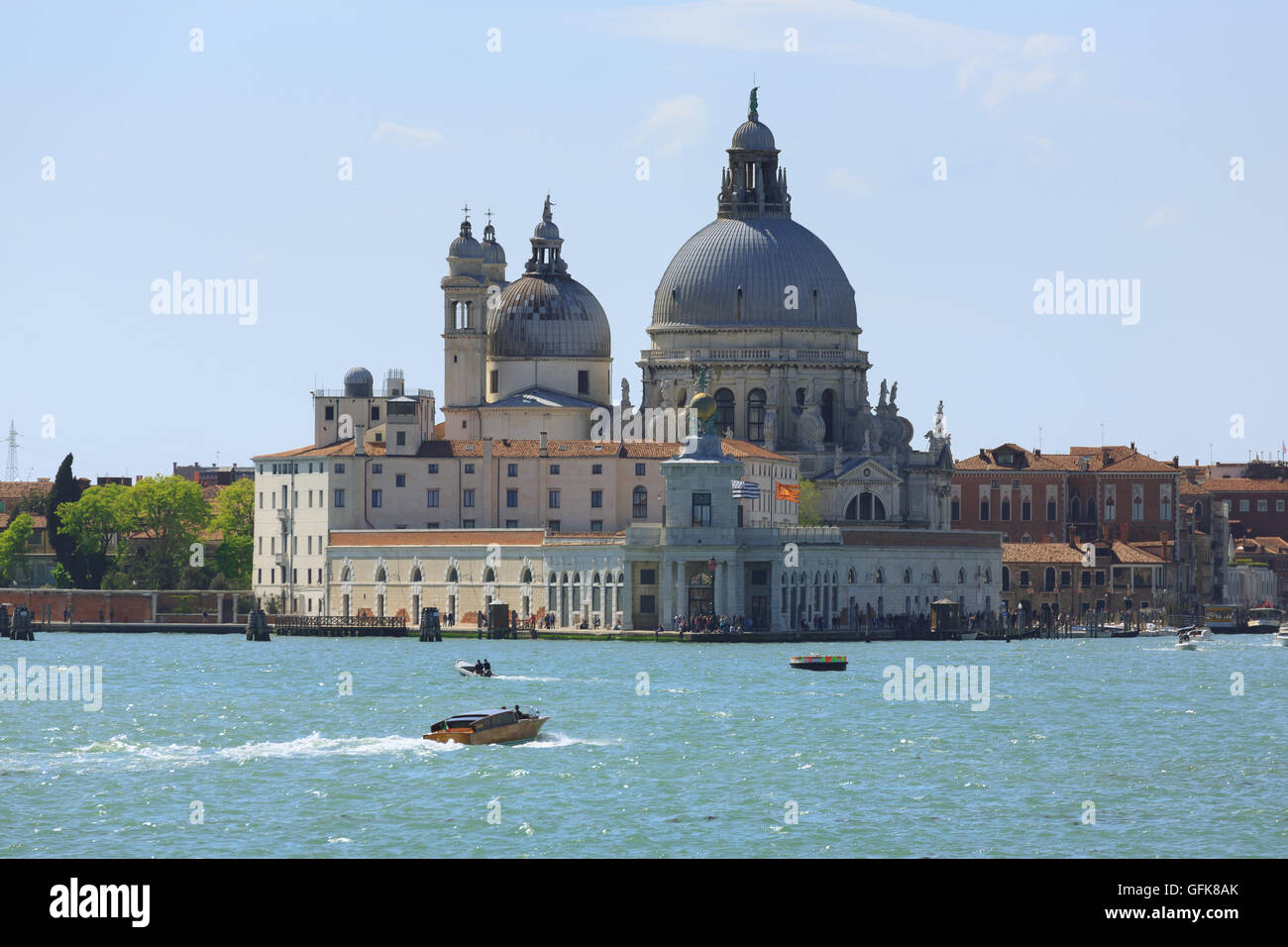 Panorama from Venice, Italy. Famous italian landmarks. Art and ...