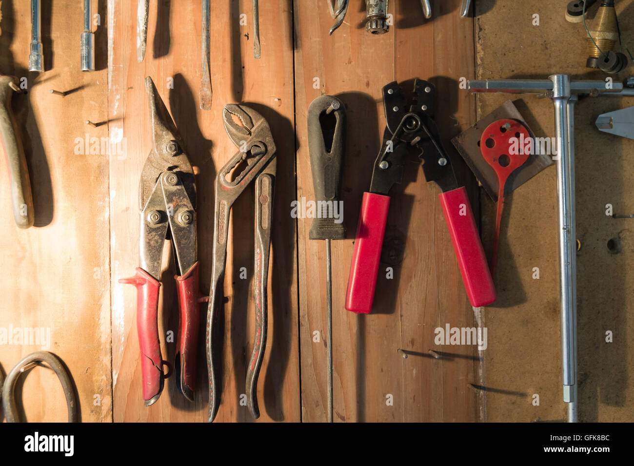 Hand Tool background. Industrial background. Bricolage tools Stock ...